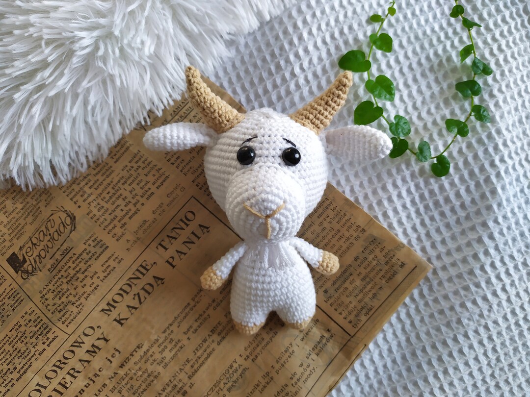 Pdf Pattern Goat Sparky, Crochet Pattern in English for a Goat ...