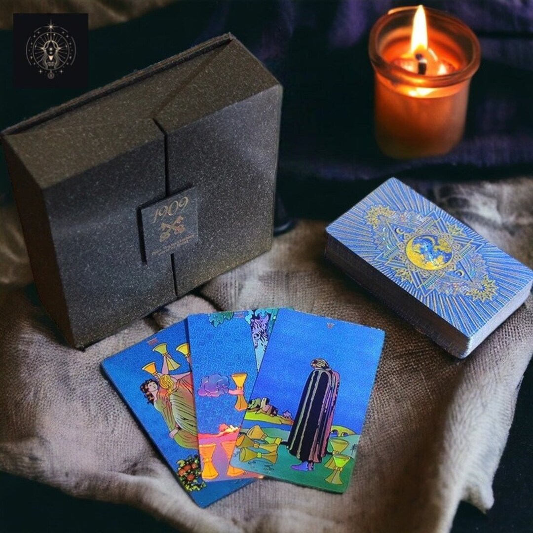 Tarot Card Deck Vintage Esoteric Art Psychic Medium Daily - Etsy