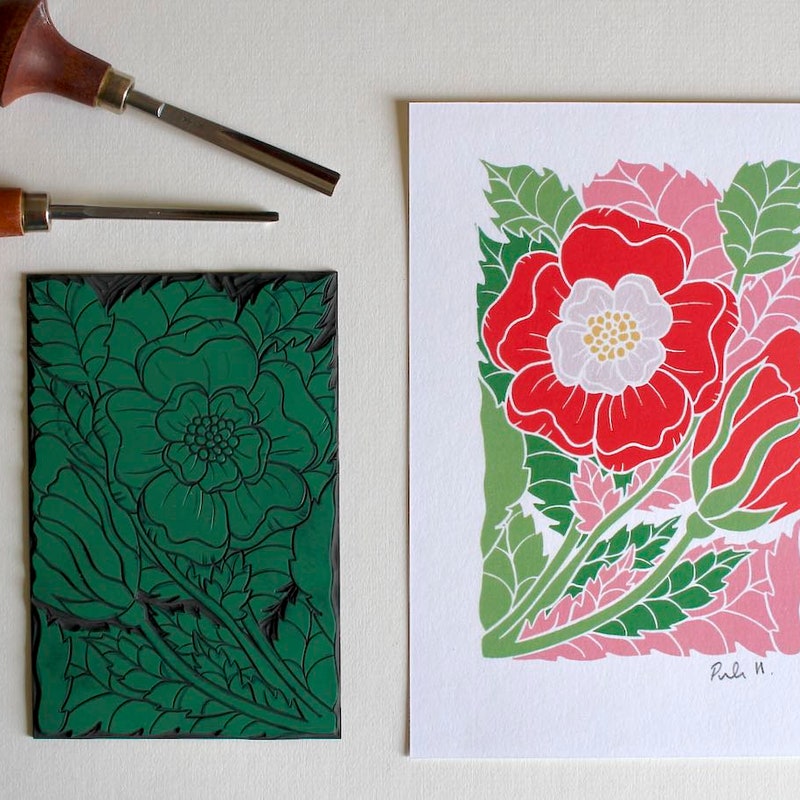 Rose Artwork - Etsy