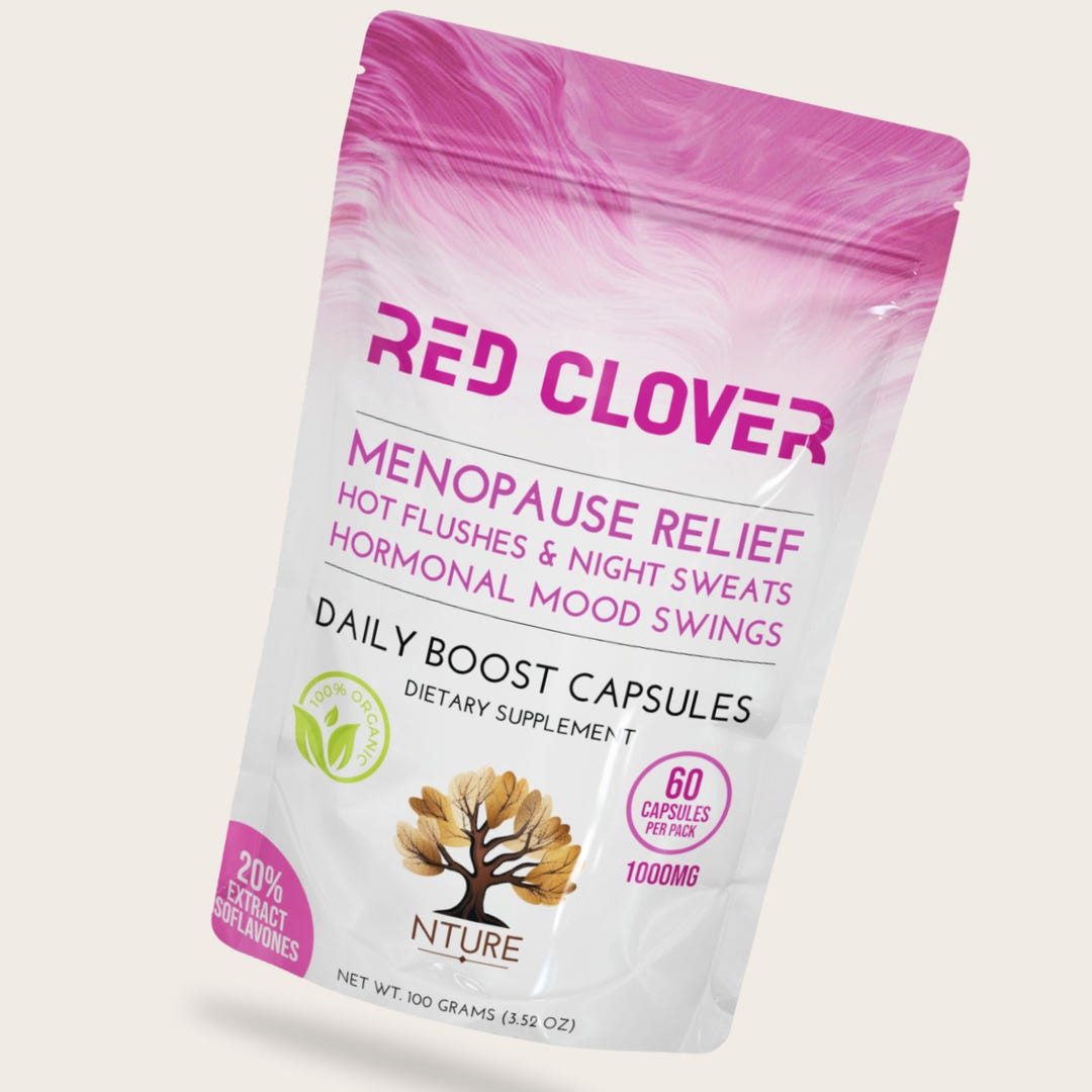 Organic Red Clover Supplement Extract 1000mg Trifolium Pratense ...