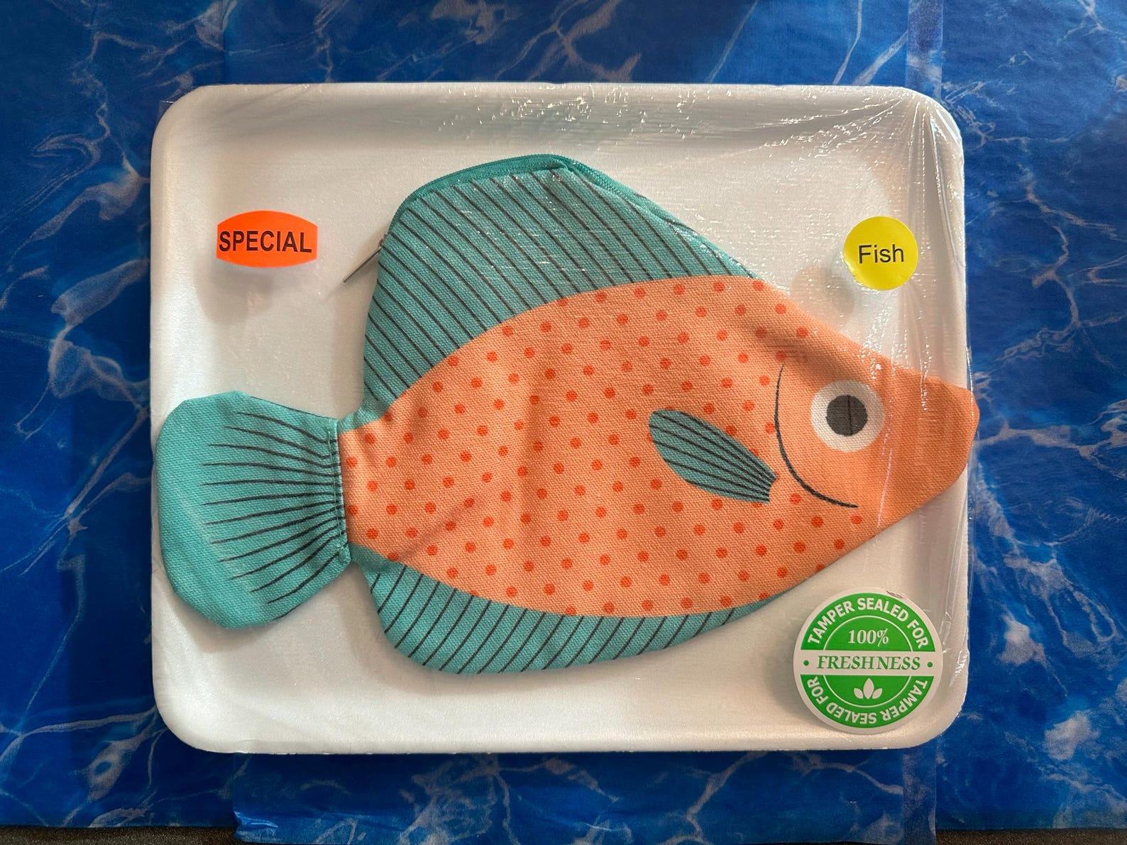 FISH Pencil Pouch Zippered Cosmetic Bag - Etsy