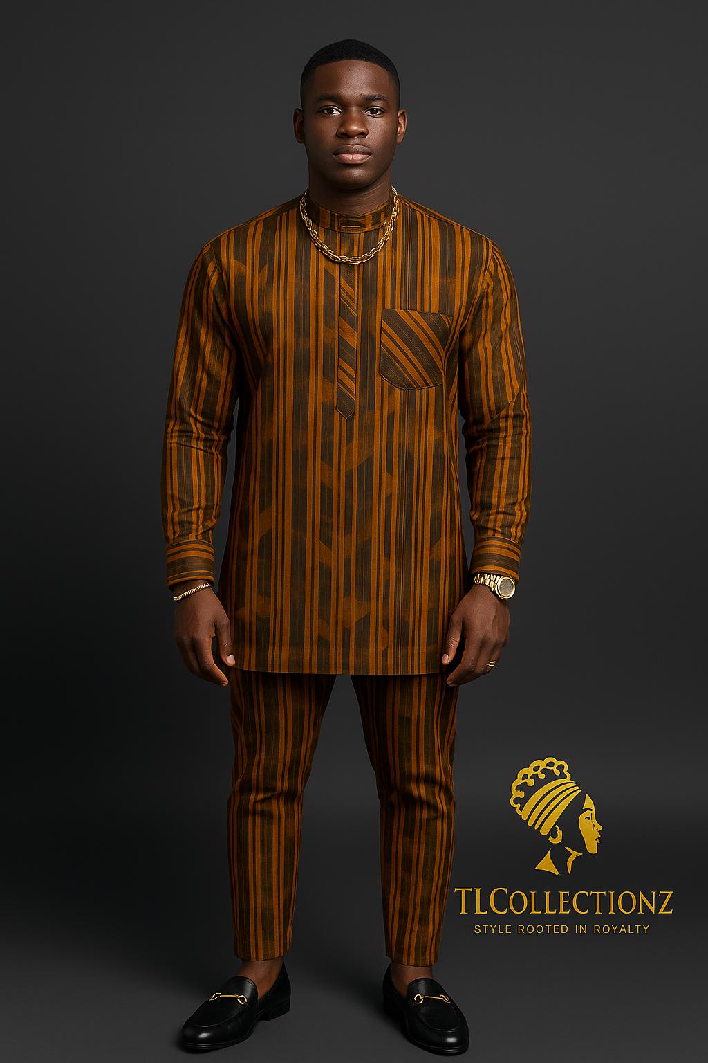 Adire African Men's Shirt and Pant Set: Tye Dye Cotton Clothing - Etsy
