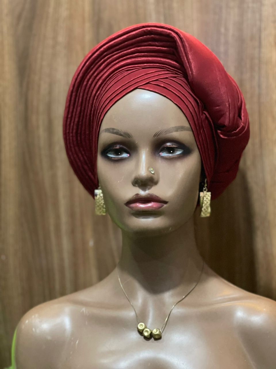 Autogele, Pre Styled Head Wrap, Pre Tied Turban, Elegant Turban, Auto ...