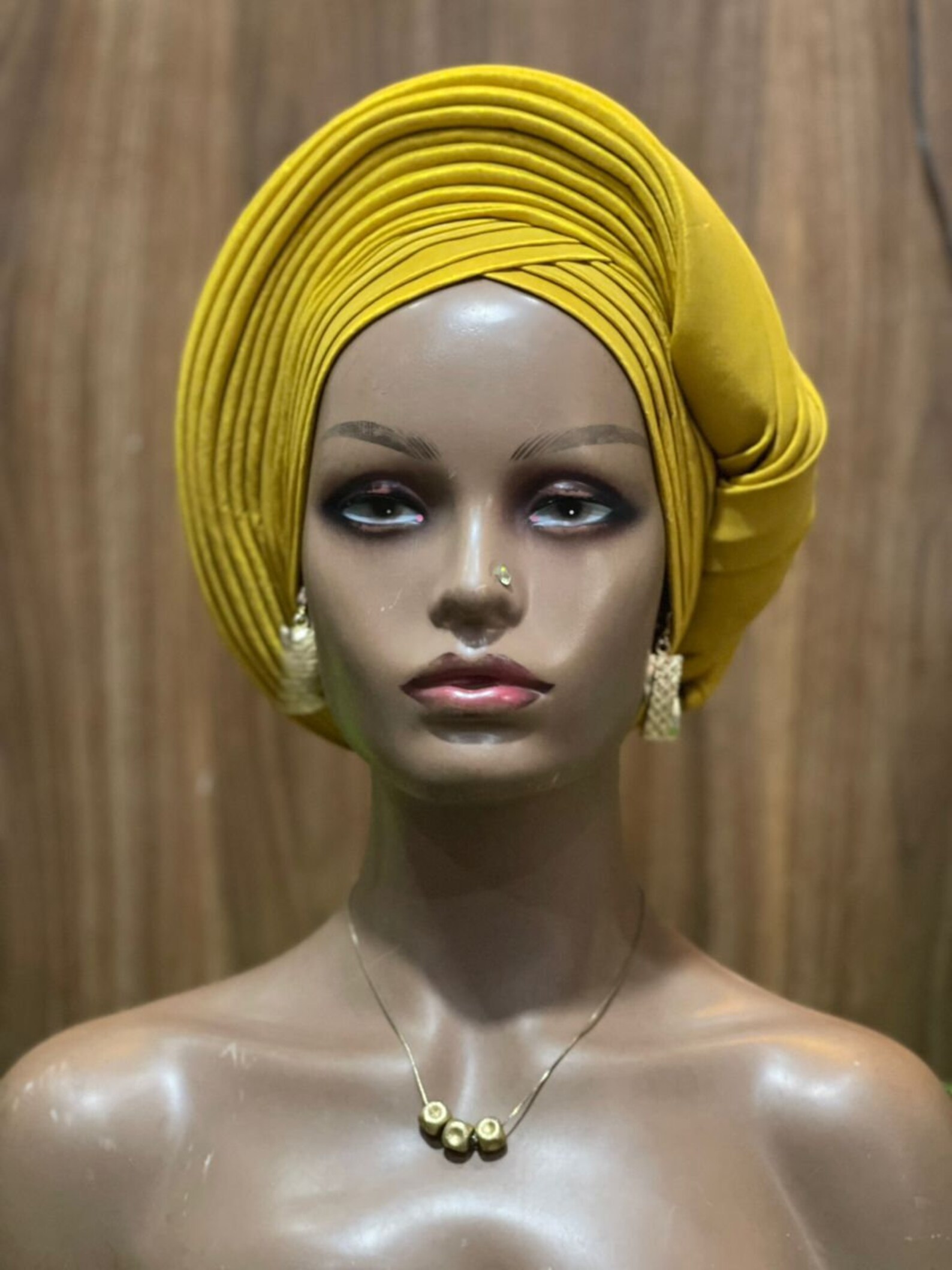 Autogele, Pre Styled Head Wrap, Pre Tied Turban, Elegant Turban, Auto ...