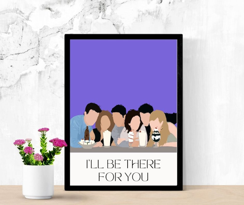 Friends TV Show Poster, Central Perk Wall Art (PDF & PNG) - Etsy