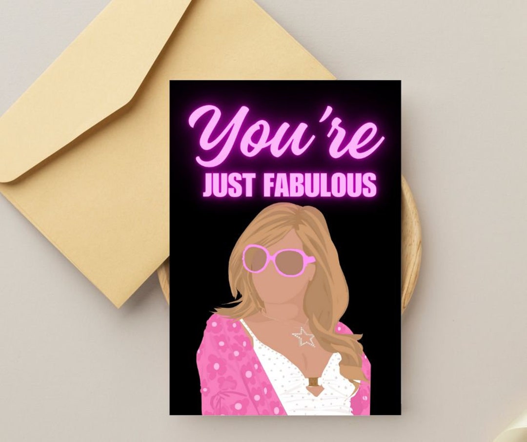 Sharpay Evans Birthday Card HSM Greeting Card You're Fabulous Card ...