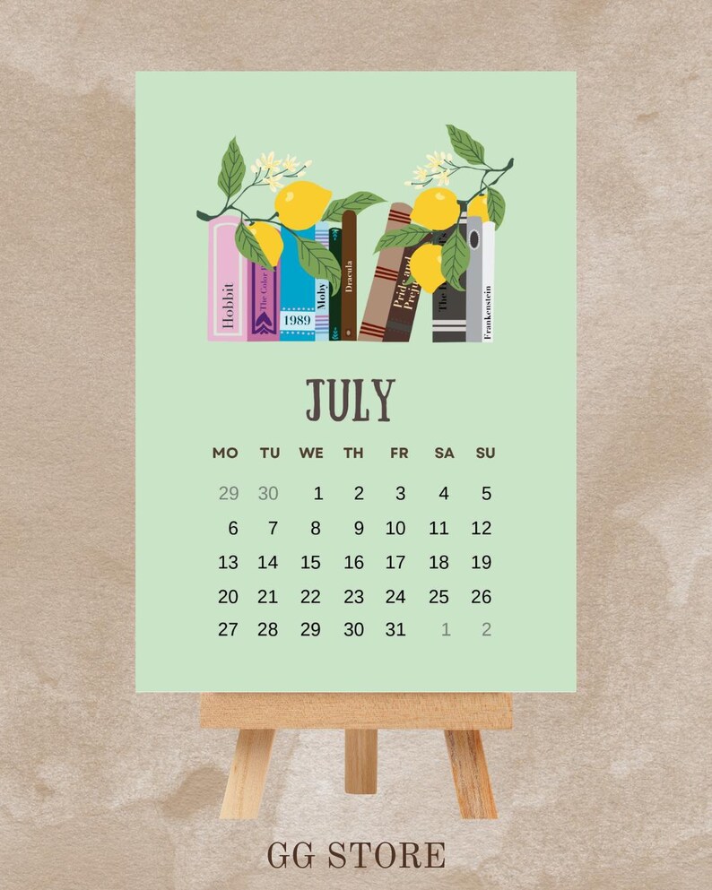 2026 Book Desk Calendar | Literary, Book Lover Gift - Etsy UK