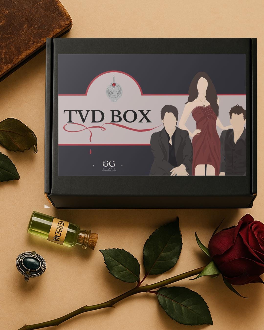 The Vampire Diarie Gift Box TVD Mystery Box for Fans Mystic Falls ...