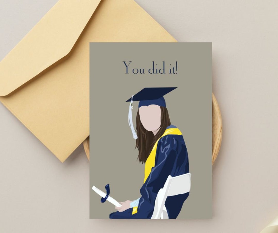 Rory Gilmore Graduation Card, Gilmore Girls Fan Gift (digital Download ...