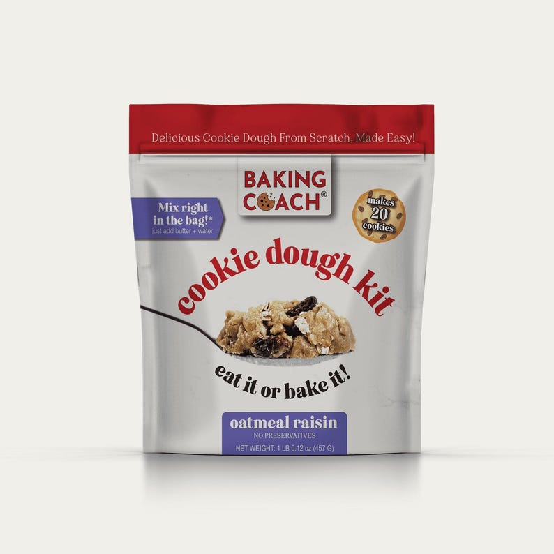Oatmeal Raisin Cookie Dough Baking Activity Kit - Etsy