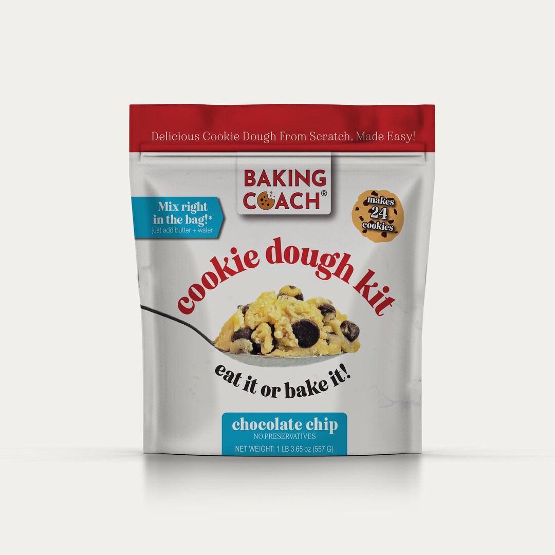 Chocolate Chip Cookie Dough Baking Activity Kit - Etsy