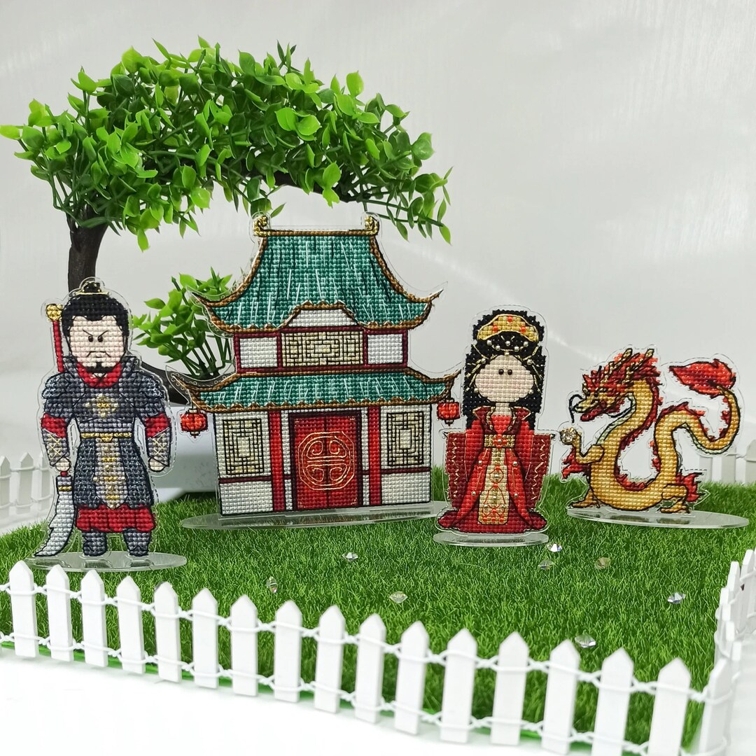 China Cross Stitch Kit, Counted Cross Stitch Kit on Plastic Canvas ...