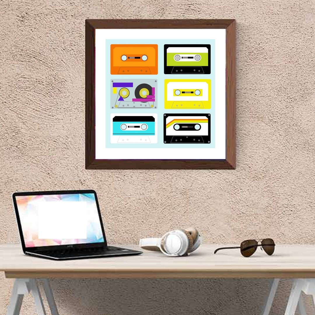 Cassette Mix Tapes - Original Digital Art Instant Download Prints Gift ...