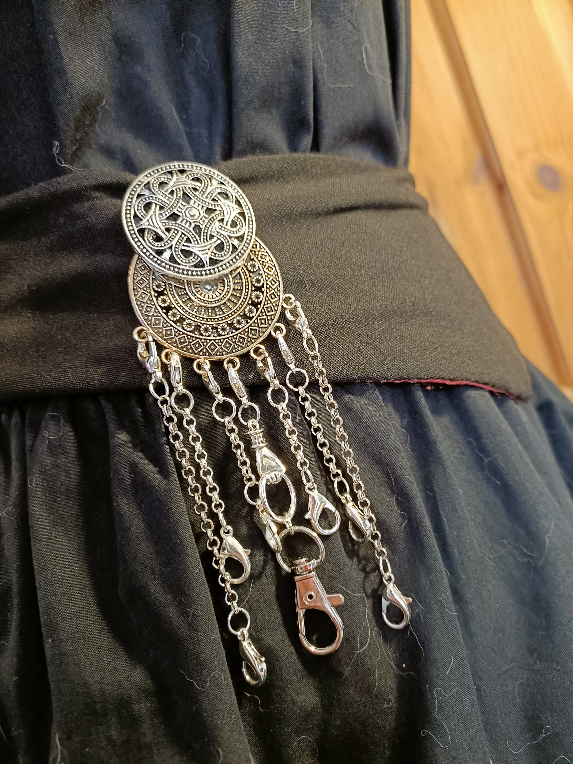 Victorian Inspired Matron Mistress Chatelaine With 7 Chains. - Etsy