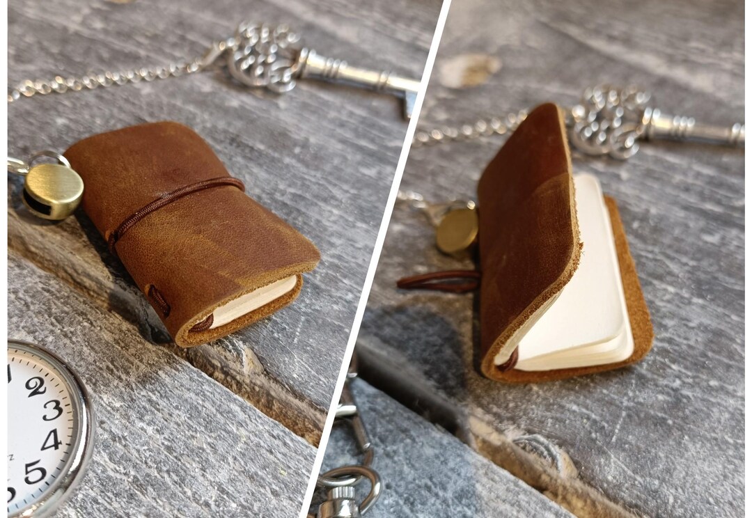 Mini Leather Notebook Tool for Your Victorian Inspired Chatelaine - Etsy