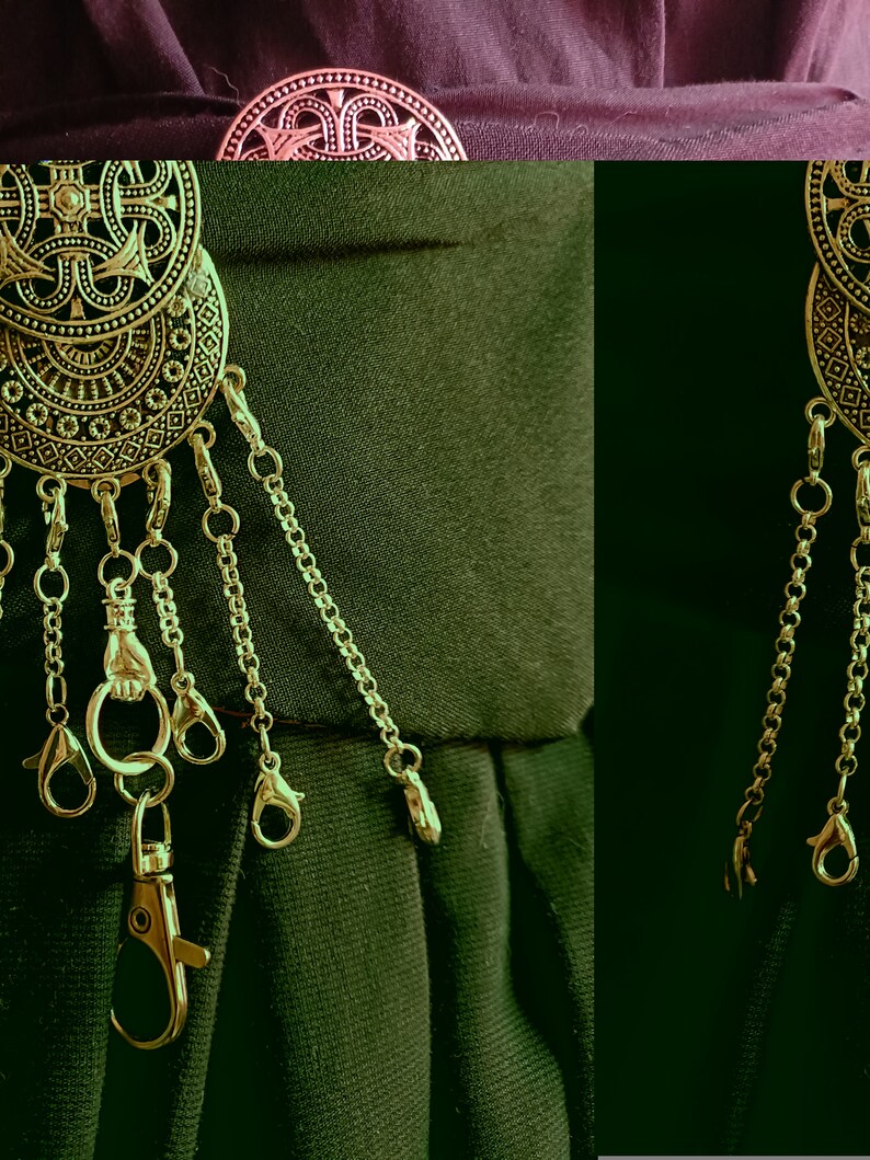 Victorian Inspired Matron Mistress Chatelaine With 7 Chains. - Etsy