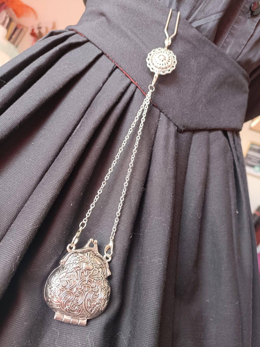 Victorian Inspired Chatelaine Purse - Etsy