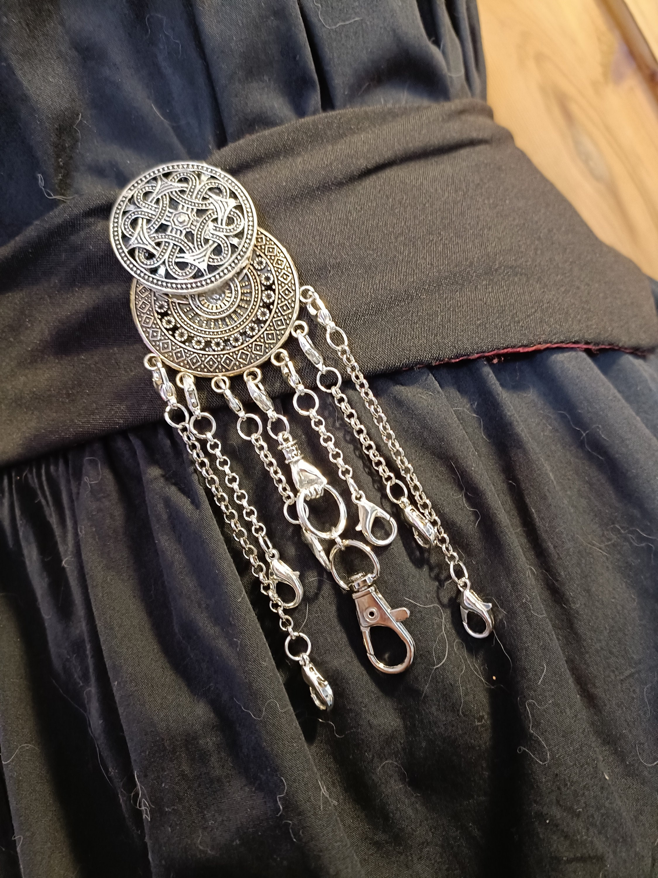 Victorian Inspired Matron Mistress Chatelaine With 7 Chains. - Etsy