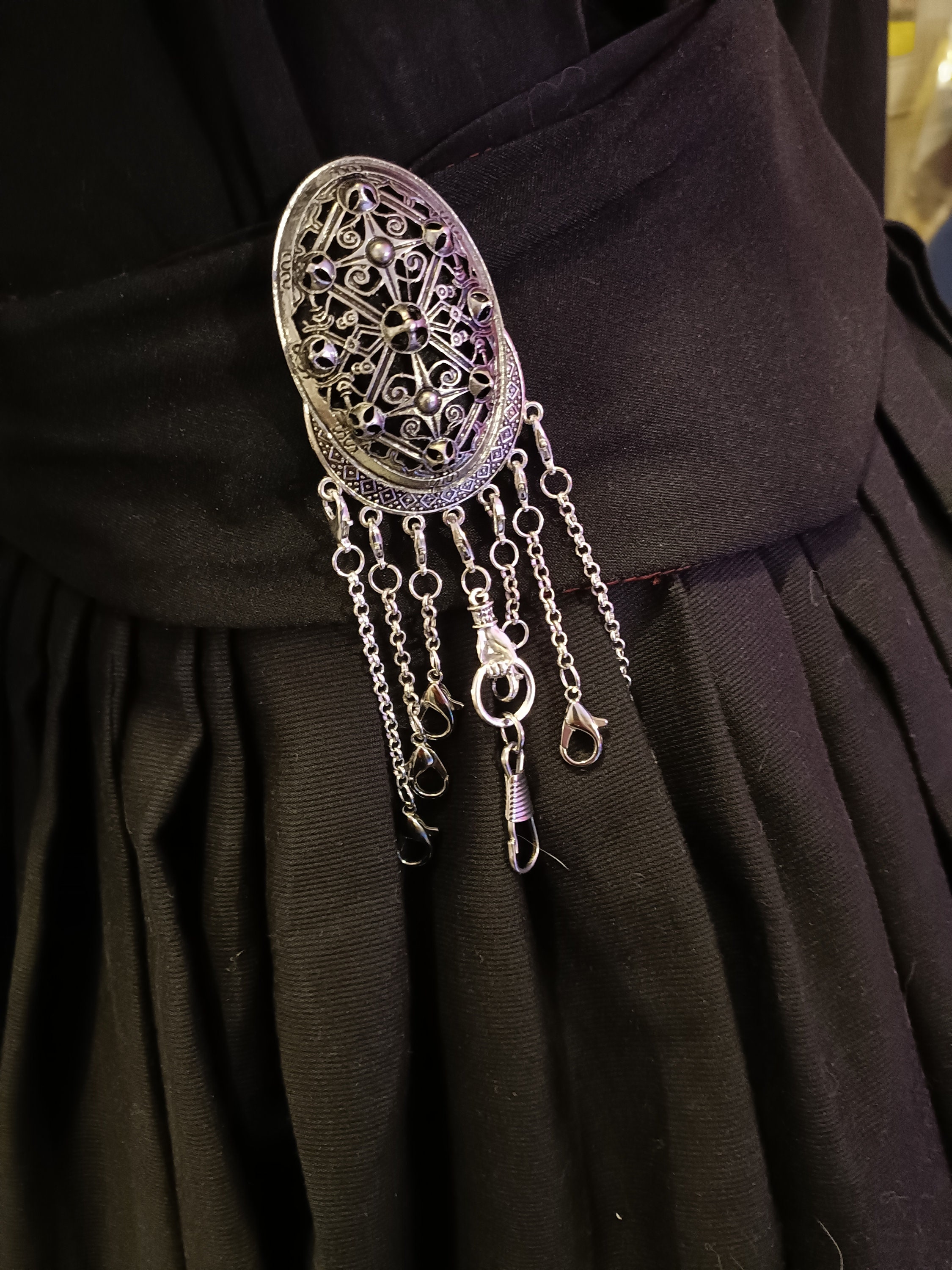 Victorian Inspired Matron Chatelaine With 7 Chains. - Etsy