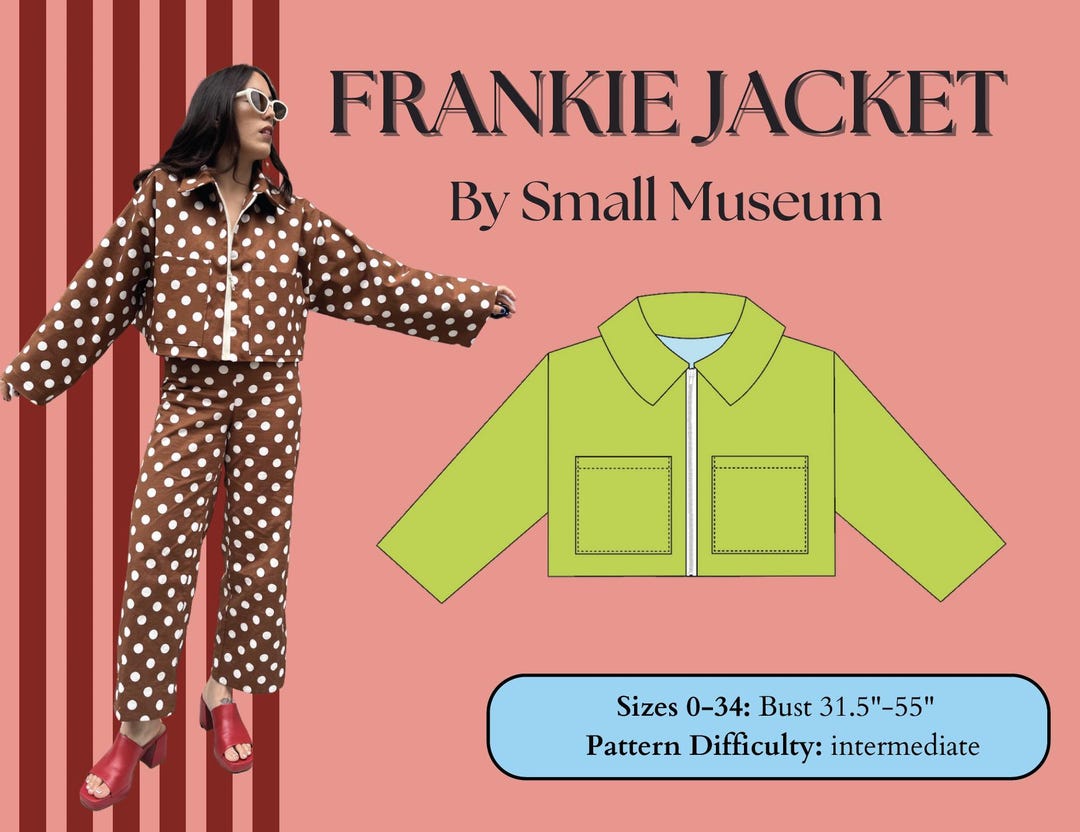 The Frankie Jacket Size Inclusive PDF Sewing Pattern - Etsy