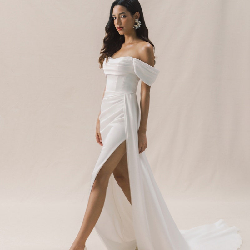 Open Side Slit Dress - Etsy