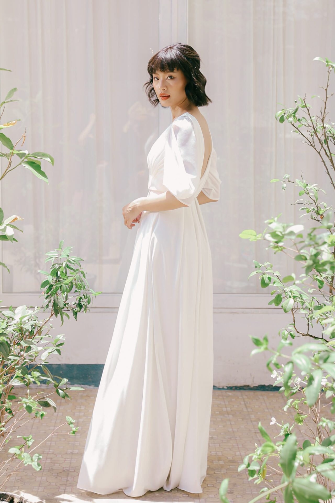 Simple Wedding Dress Modest Wedding Dress Minimalist Wedding Dress ...