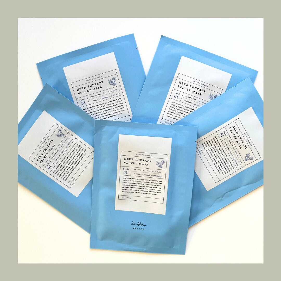 DR ALTHEA Herb Velvet Therapy Single-dose Korean Sheet Masks - Etsy