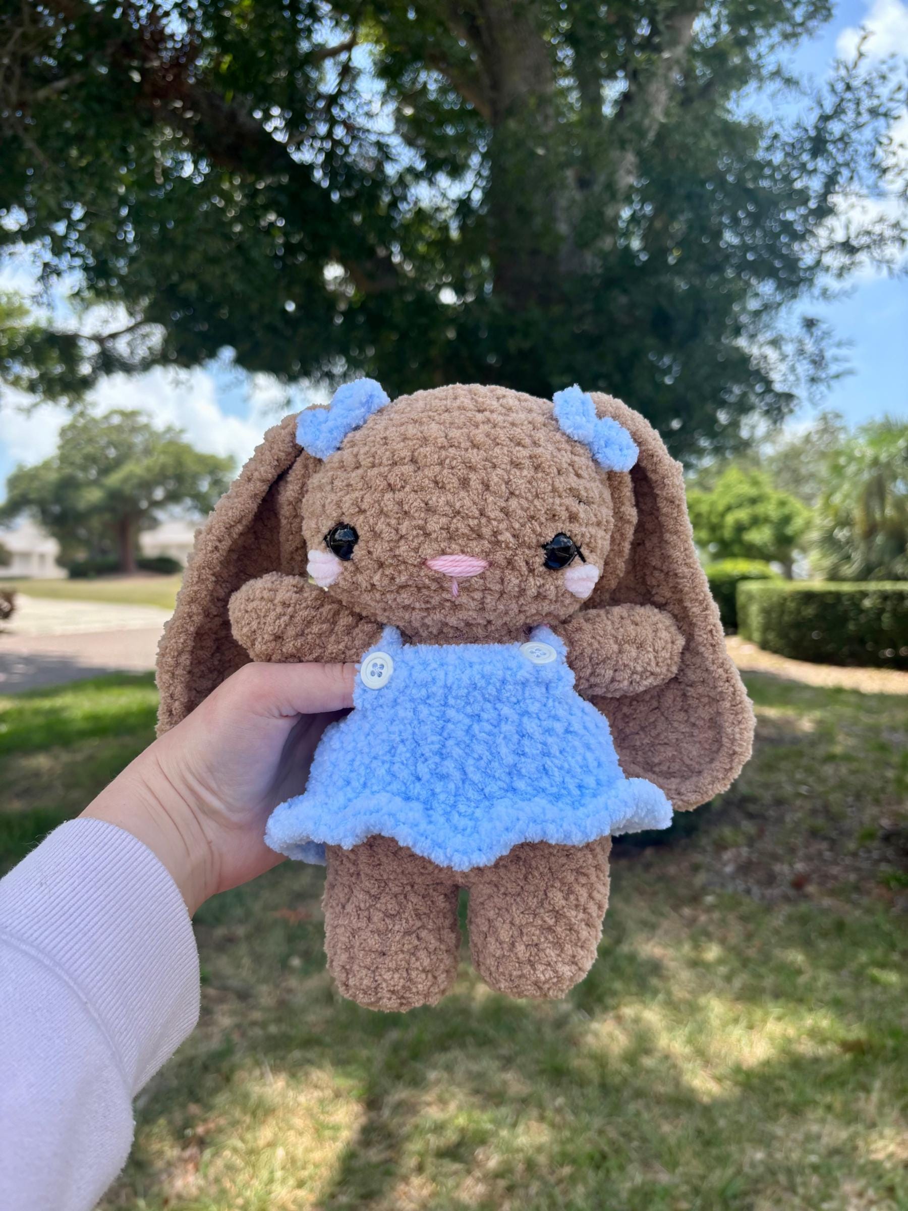 Bunny in a Dress Crochet Pattern - Etsy
