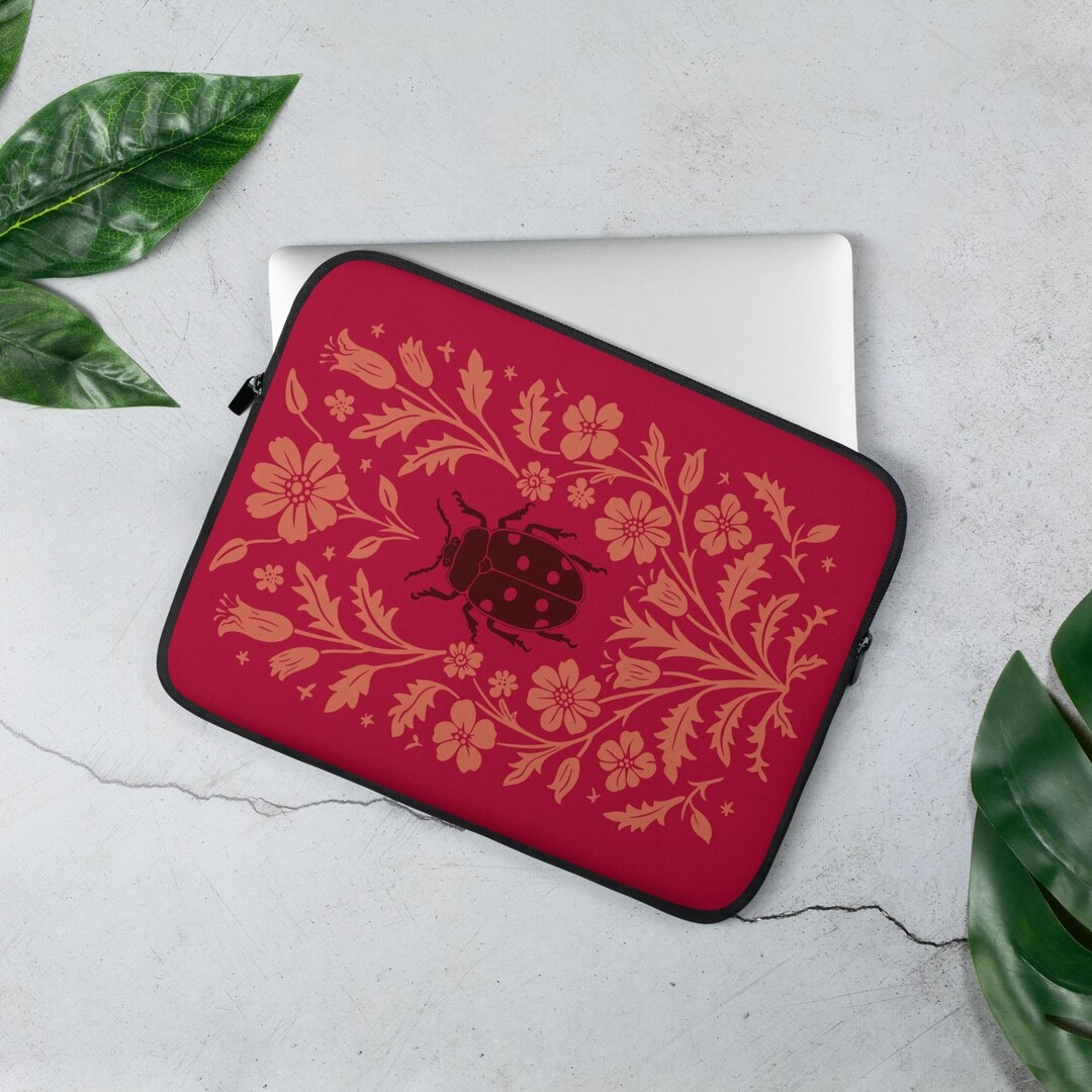 Bohemian Computer Bag, Whimsical Neoprene Laptop Sleeve, Scandinavian ...