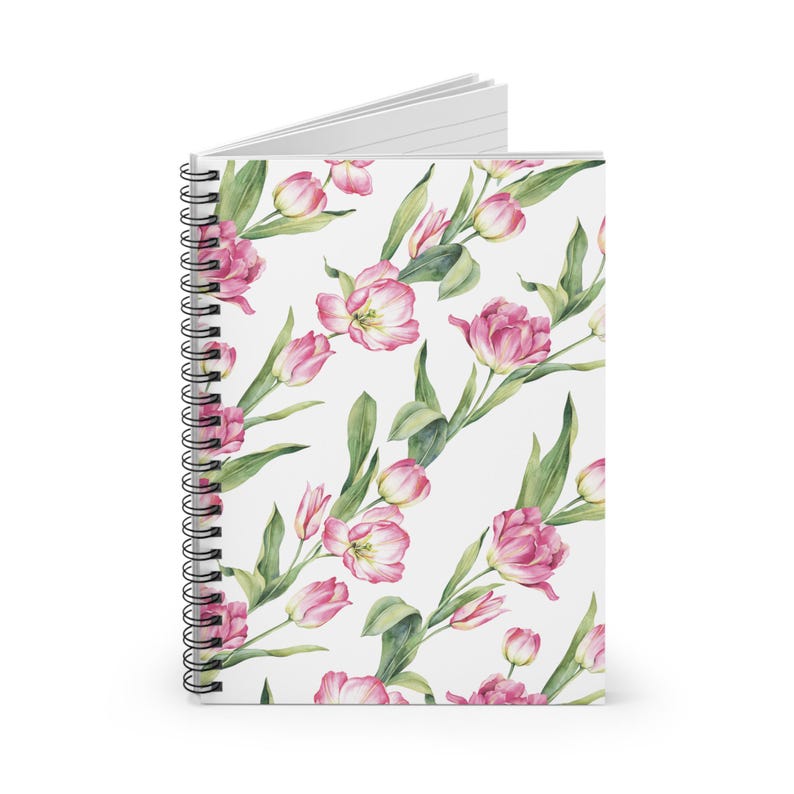Spring Watercolor Floral Notebook: Coil Bound Botanical Journal Set - Etsy