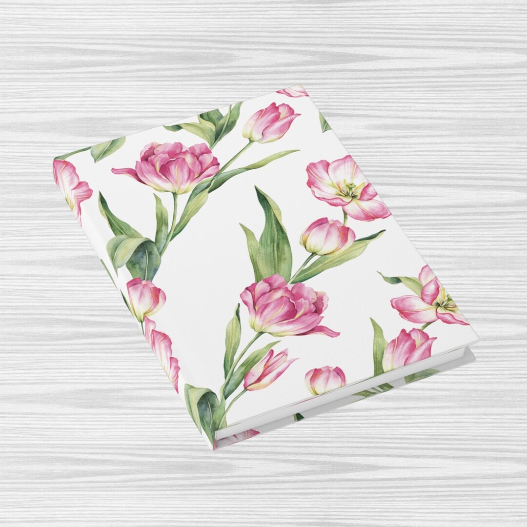 Wildflower Notebook Back to School Book Tulip Flower Gift Botanical ...