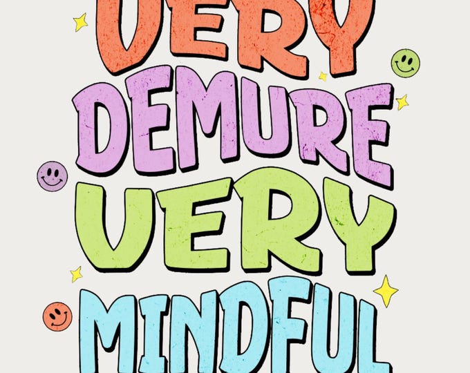 Very Demure Svg Very Mindful Very Cutesy Svg Gen Z Trendy Svg Funny Svg ...