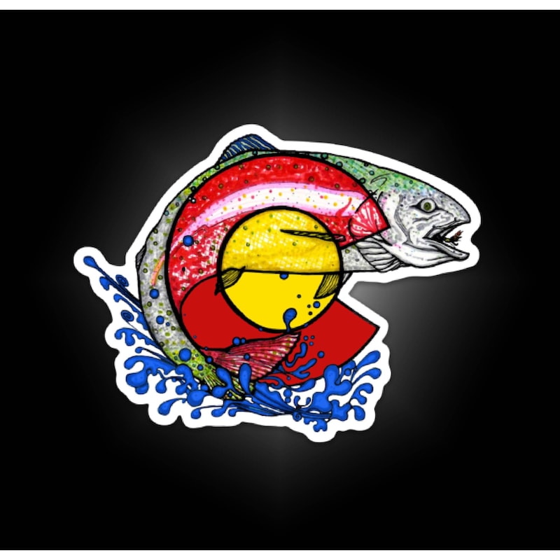 Trout Vinyl Decal - Etsy
