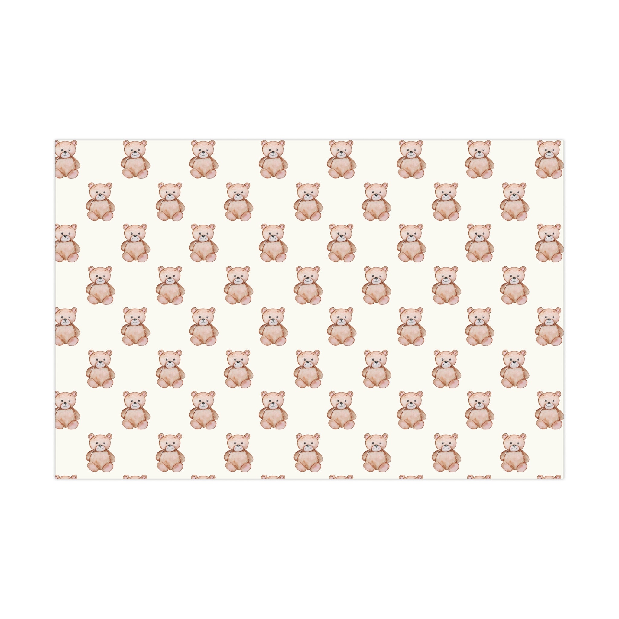 Teddy Bear Wrapping Paper - Etsy