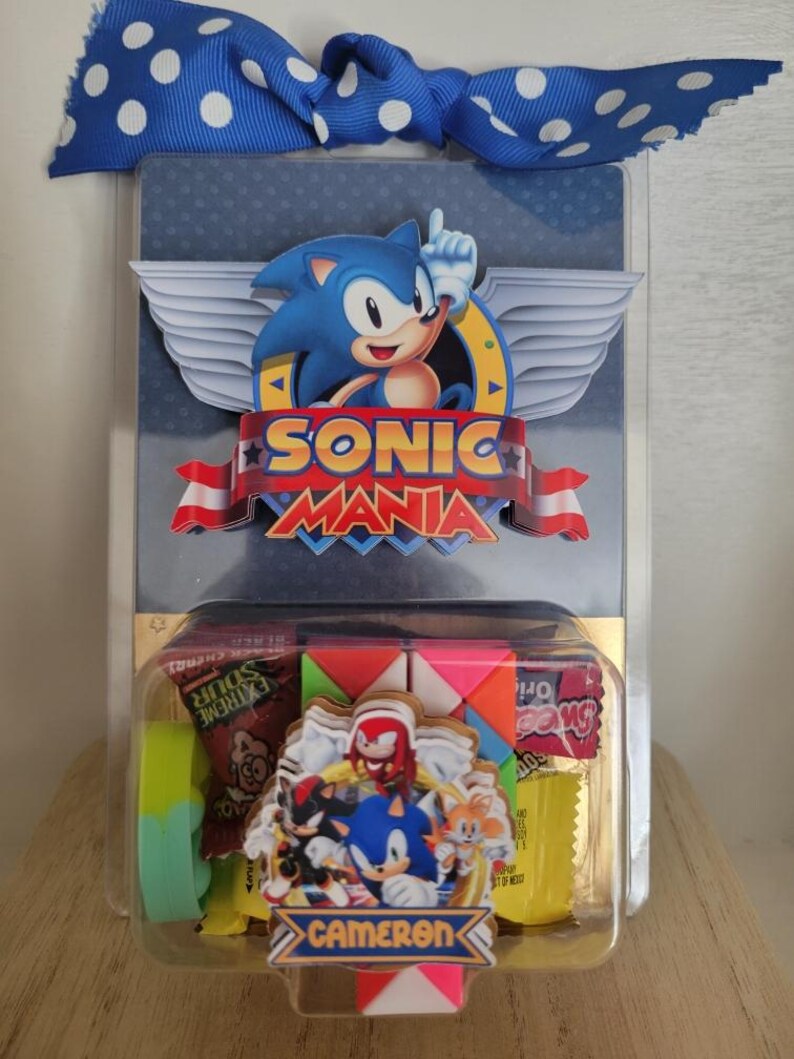 SONIC PARTY FAVOR - Etsy