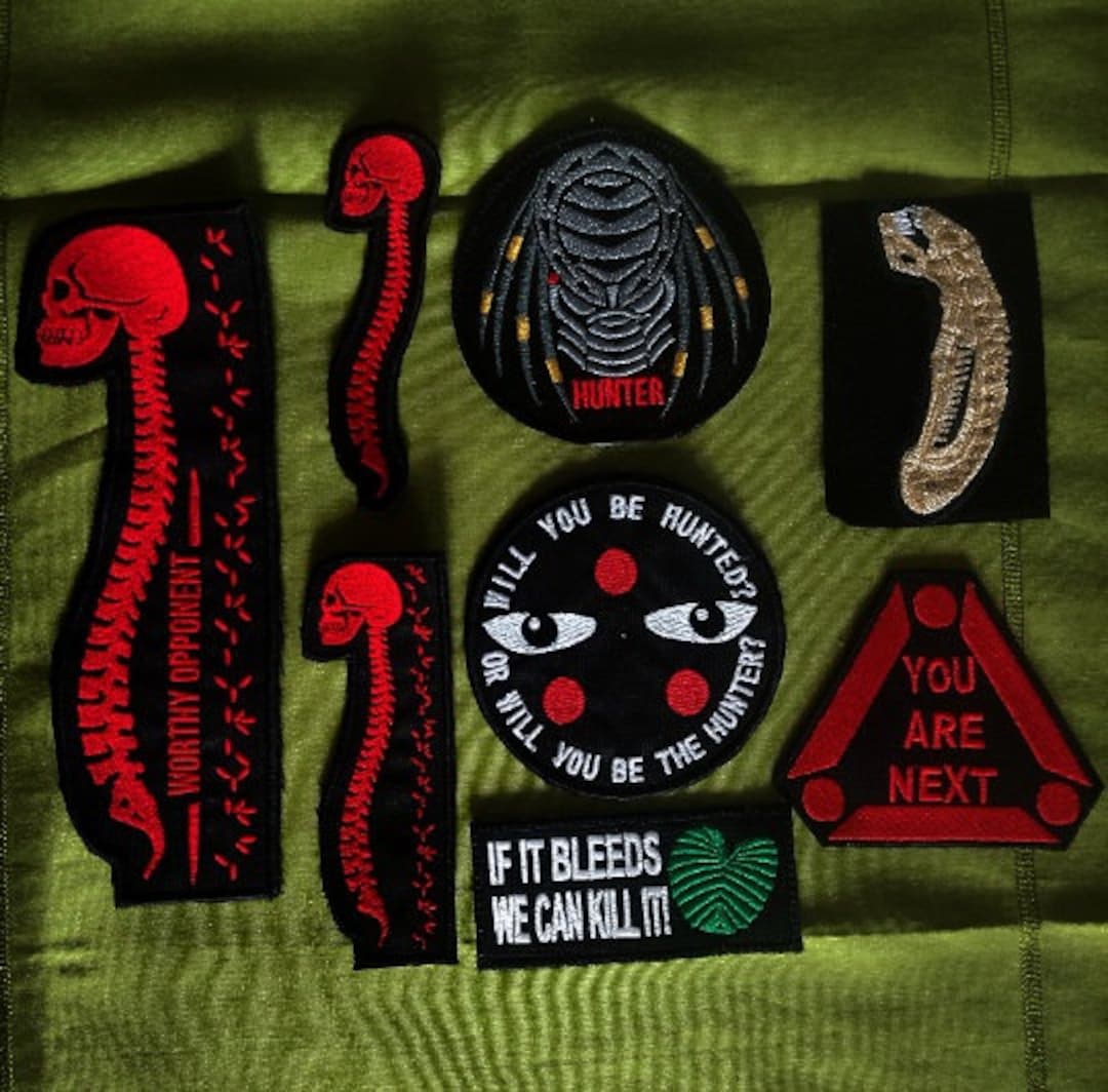 Predator Hunter Inspired Patches Glowing in Dark Predator - Etsy