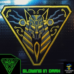 Horus and Anubis the Cyber-god Patch, Cyberpunk 2077 Inspired, God of ...