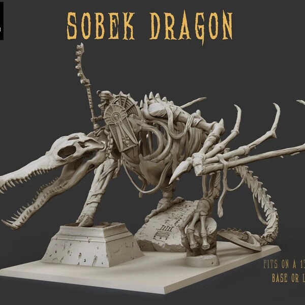 Bone Dragon Miniature - Etsy