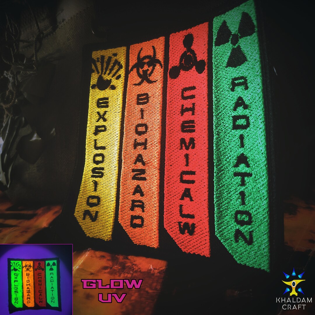 EBCR Patch,, Explosion Biohazard Chemical Weapon Radiation Lost Atomic ...