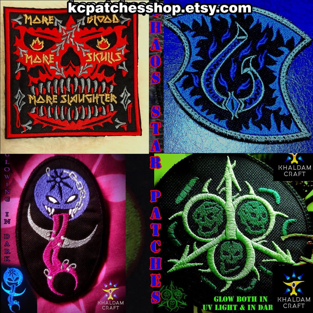 Chaos Star Patches, Chaos Chained, Blood Star, Pleasure Star, Plauge ...