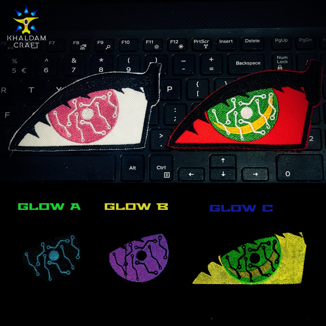 Hacking Eye Patch Cyberpunk 2077 Inspierd Patch Egderunners - Etsy