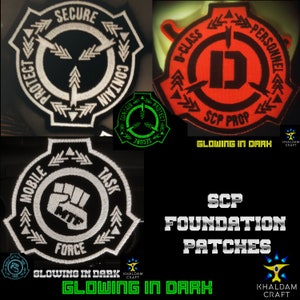 SCP Foundation Patches, SCP Locker Patch, Mtf-mobile Task Force, D ...