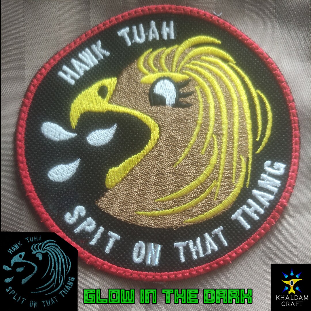 Hawk Tuah Patch, Split on That Thang, Make Men Crazy, Funny Meme Patch ...