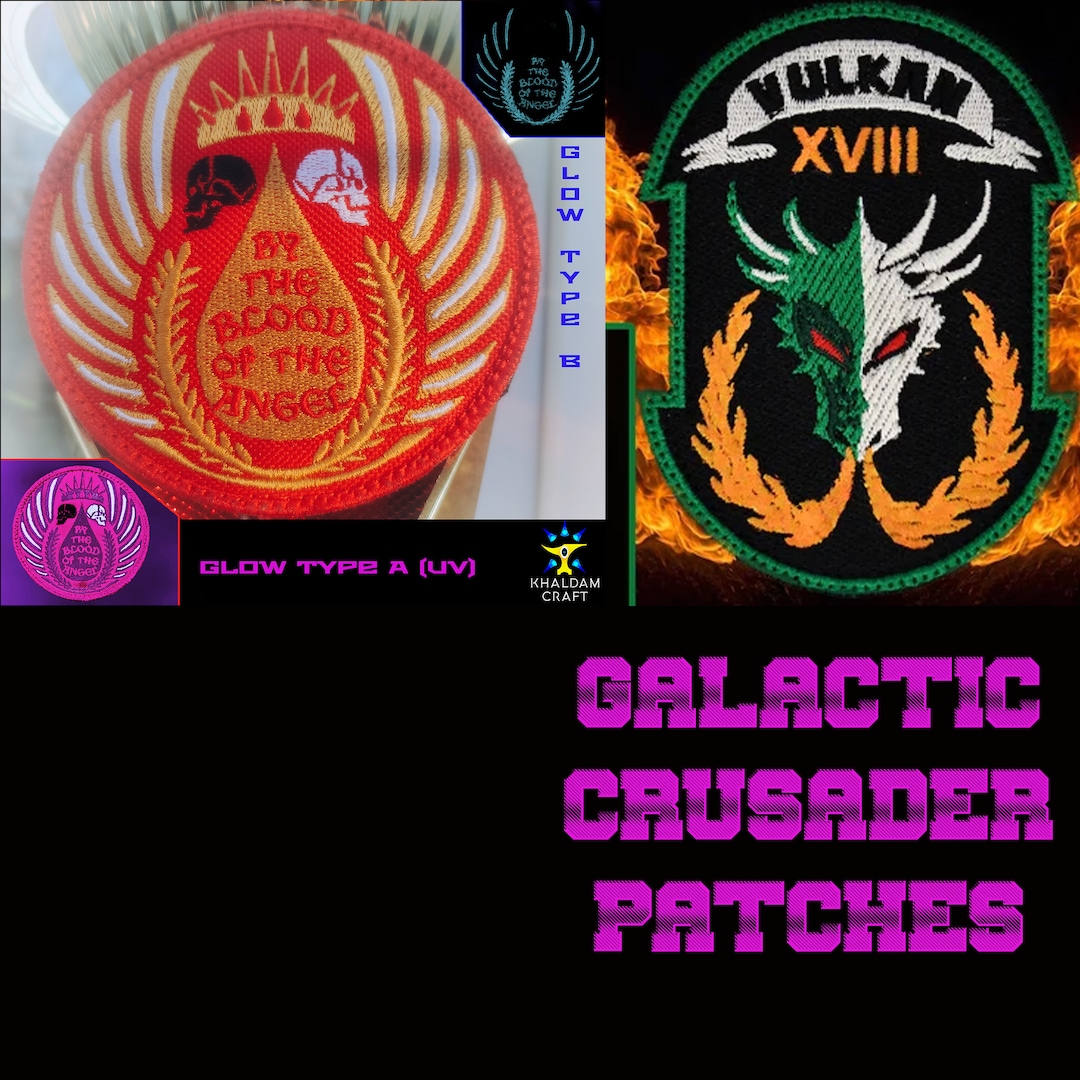 Galactic Crusaders , Vulkan Dragon Shield Patch, by the Blood of the ...