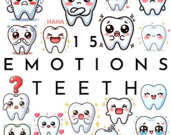 Teeth Clipart | Tooth PNG | Dental Clipart | Dentist Illustrations ...