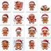 Chibi Gingerbread Man Clipart | Gingerbread PNG | Gingerbread Christmas ...
