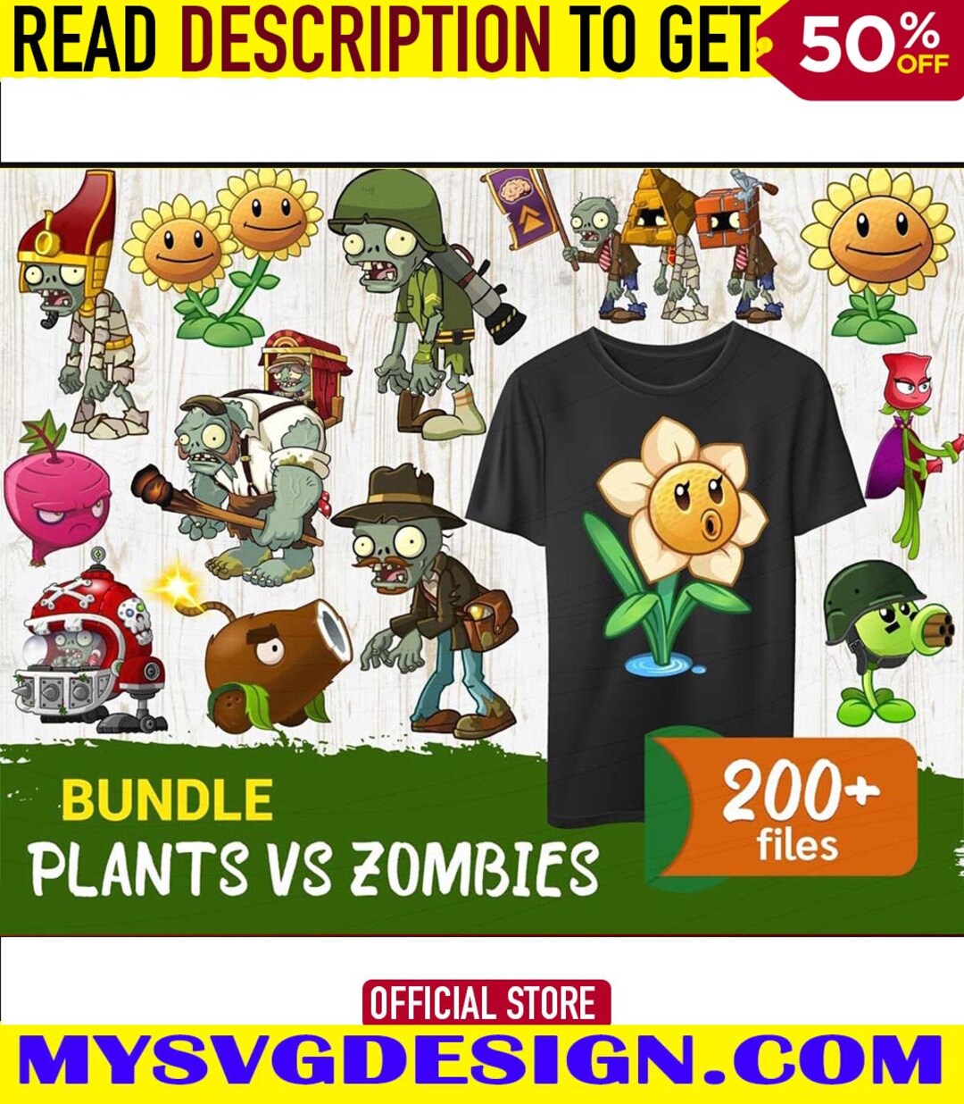200 Plants Vs Zombies Svg BUNDLE /A - Etsy