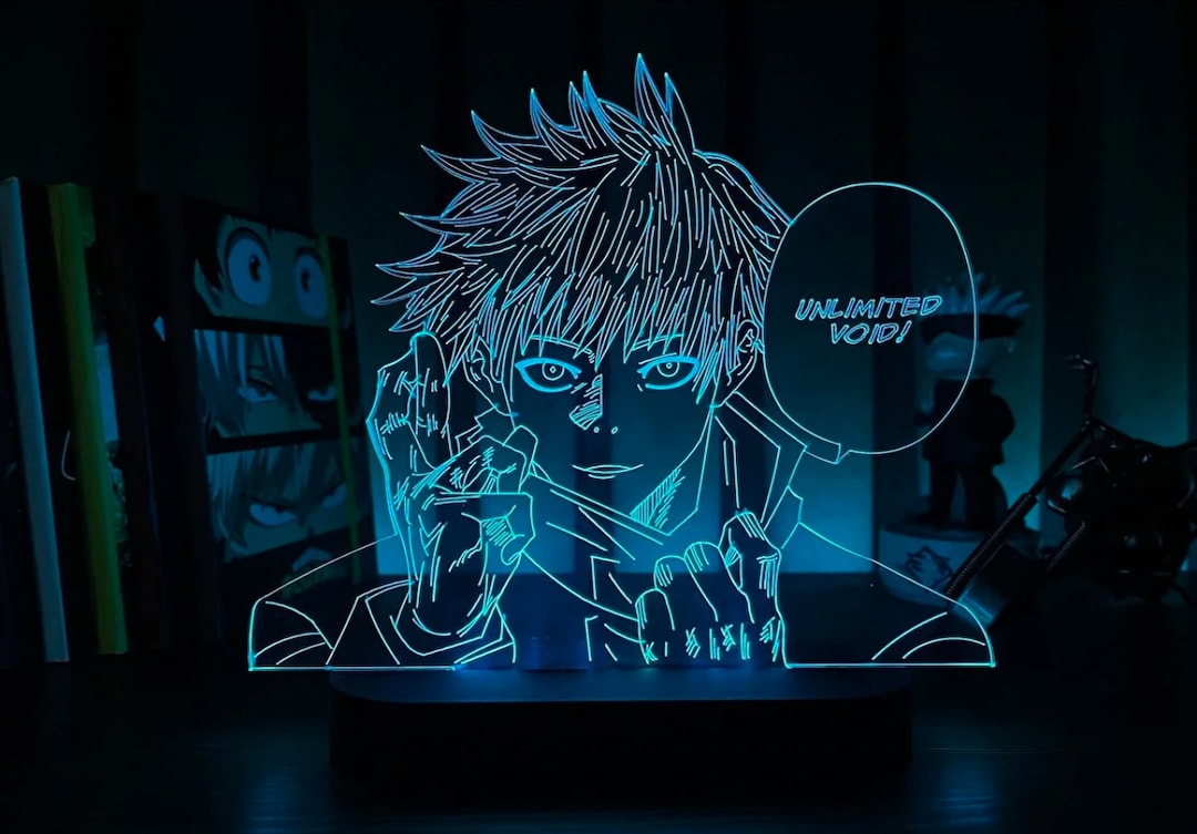 Jujutsu Kaisen Satoru Gojo Anime Table Lamb Custom Neon Sign ...
