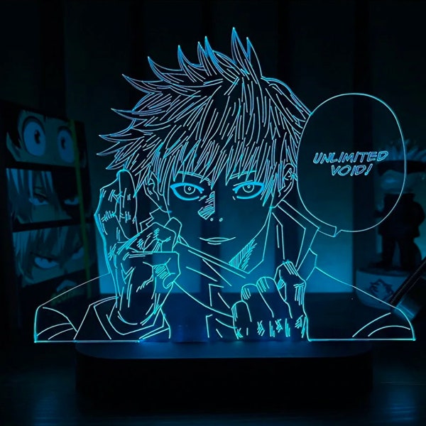 Satoru Gojo Neon Light - Etsy
