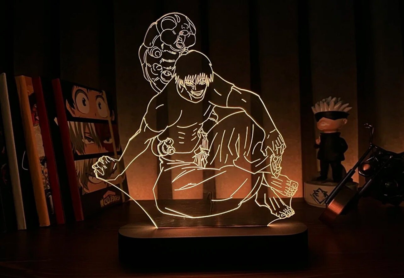 Jujutsu Kaisen Toji Fushiguro Anime Table Lamp Custom Neon Sign Led ...
